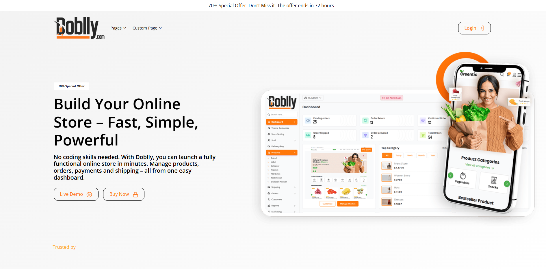 Doblly E-Commerce- Login